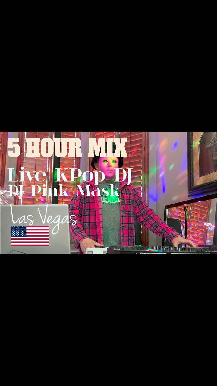 KPop DJ Pink Mask Plays a 5 Hours Mix of KPop the Hottest Songs