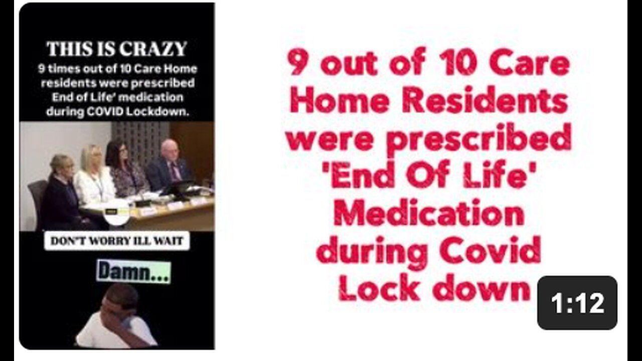 9 out of 10 Care Home Residents were prescribed End Of Life' Medication ...