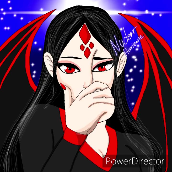 Oc speedpaint nuclear the vampire god