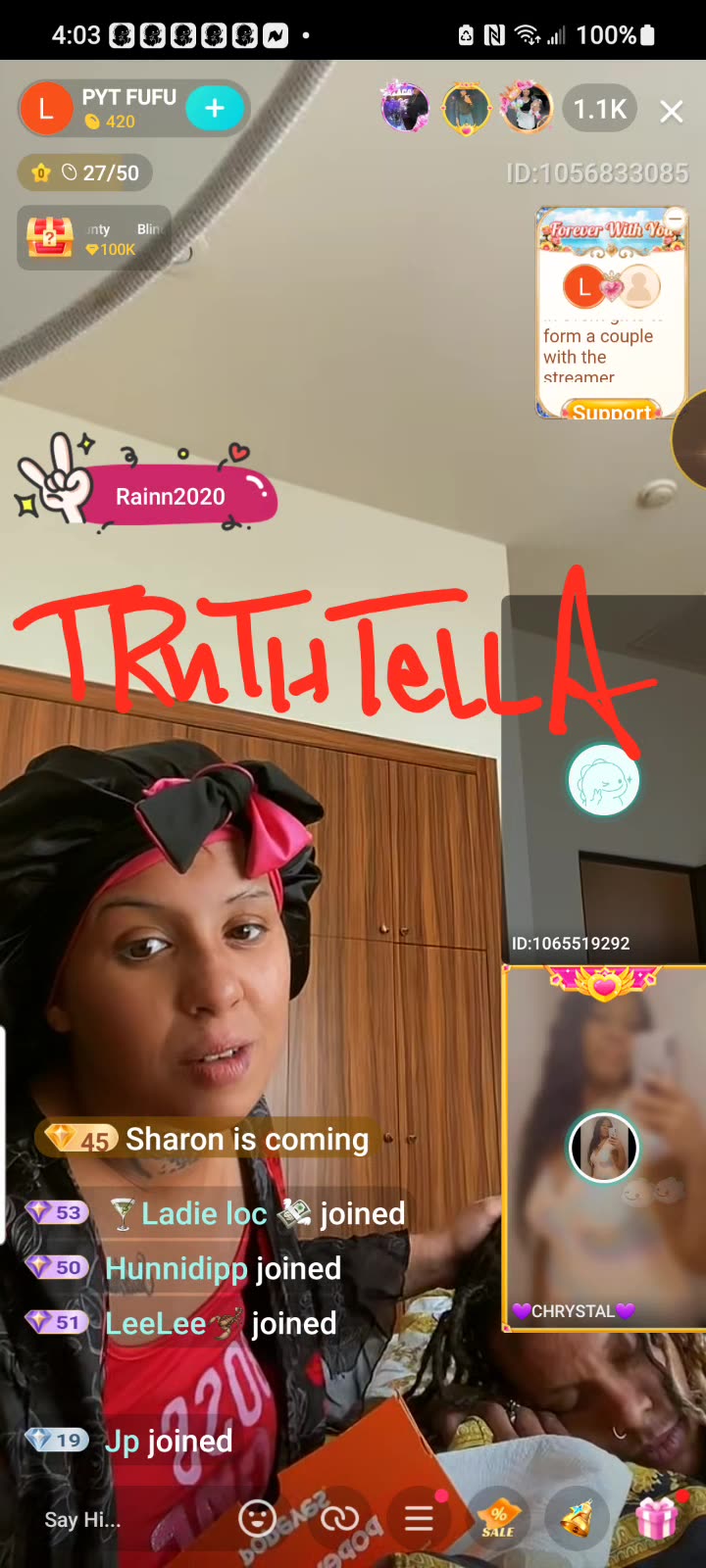 PYT ADMITS TO SUCKING LATENIGHT DICK IN TINKERVILLE CONTENT HOUSE BATHROOM WHILE LIVE