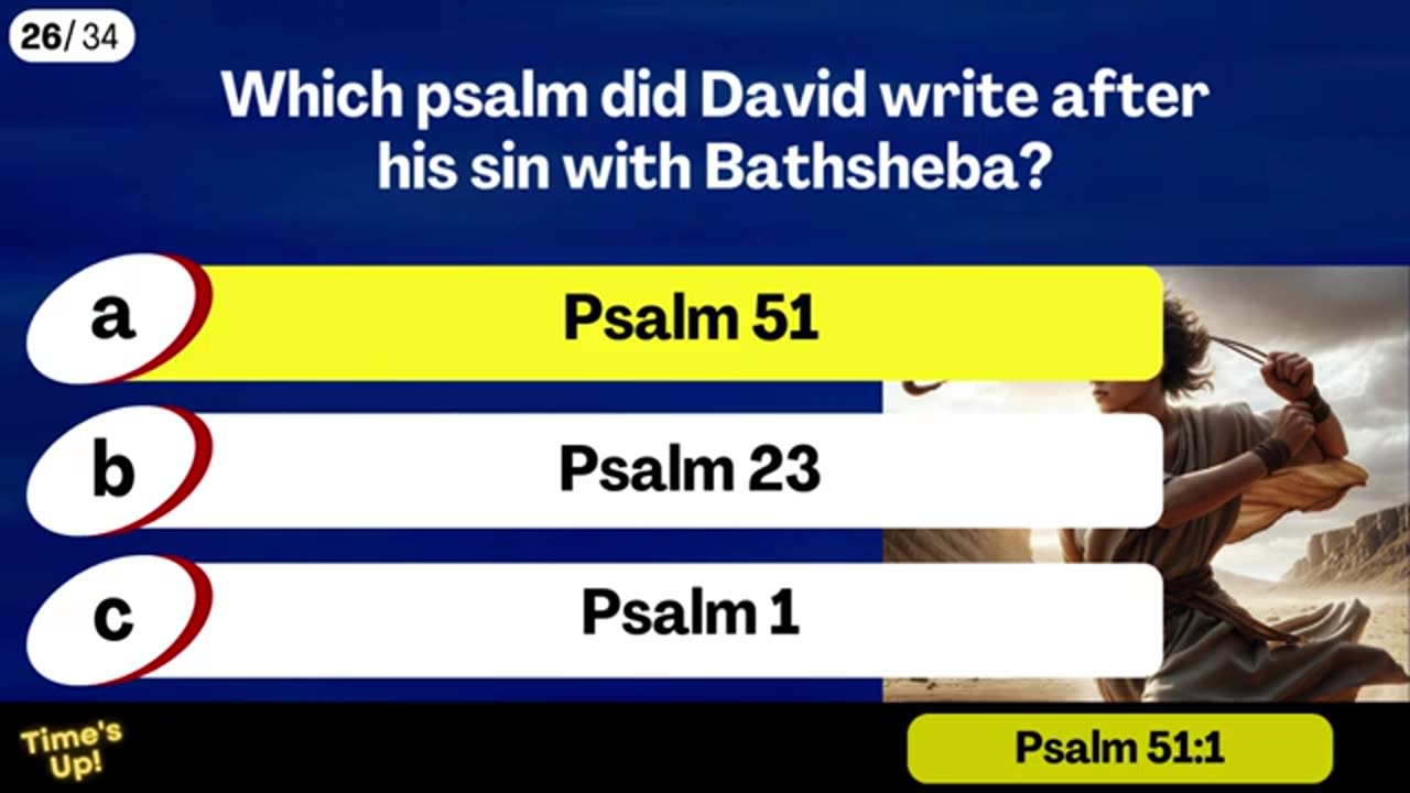 King David Bible Quiz | 34 Questions to Test Your Knowledge