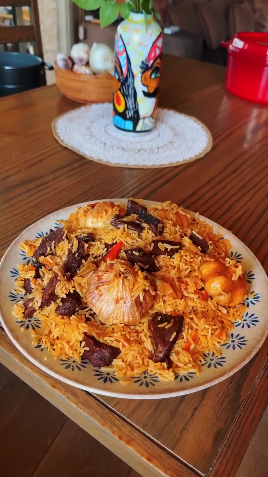 özbek pilavı 🇺🇿 طبق من اوزبكيستان #uzbekistan #abirzkitchen