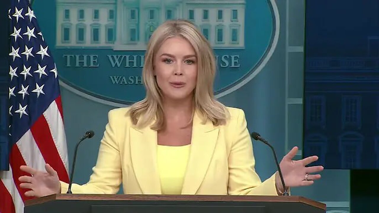 Press Secretary Karoline Leavitt Briefs Members of the Media