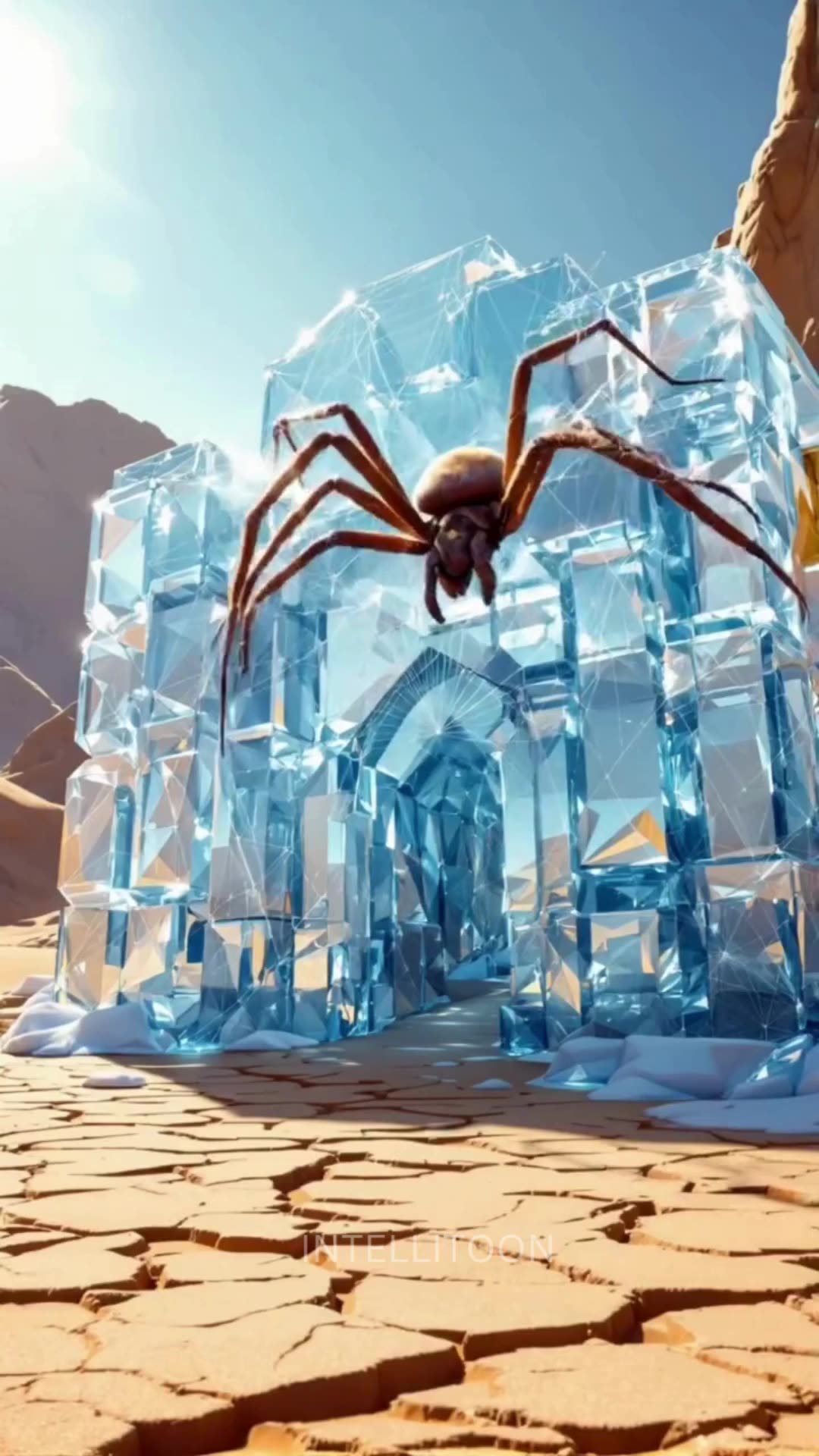 Spider troubled by heat in summer ☀️ 🏜 || Intellitoon || Viral Video ...