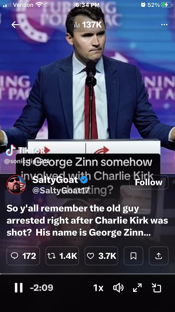 the old guy arrested right after Charlie Kirk was shot? His name is ...