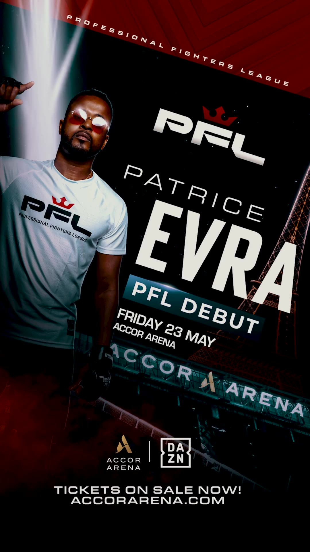 Patrice Evra ahead of the PFL MMA Debut