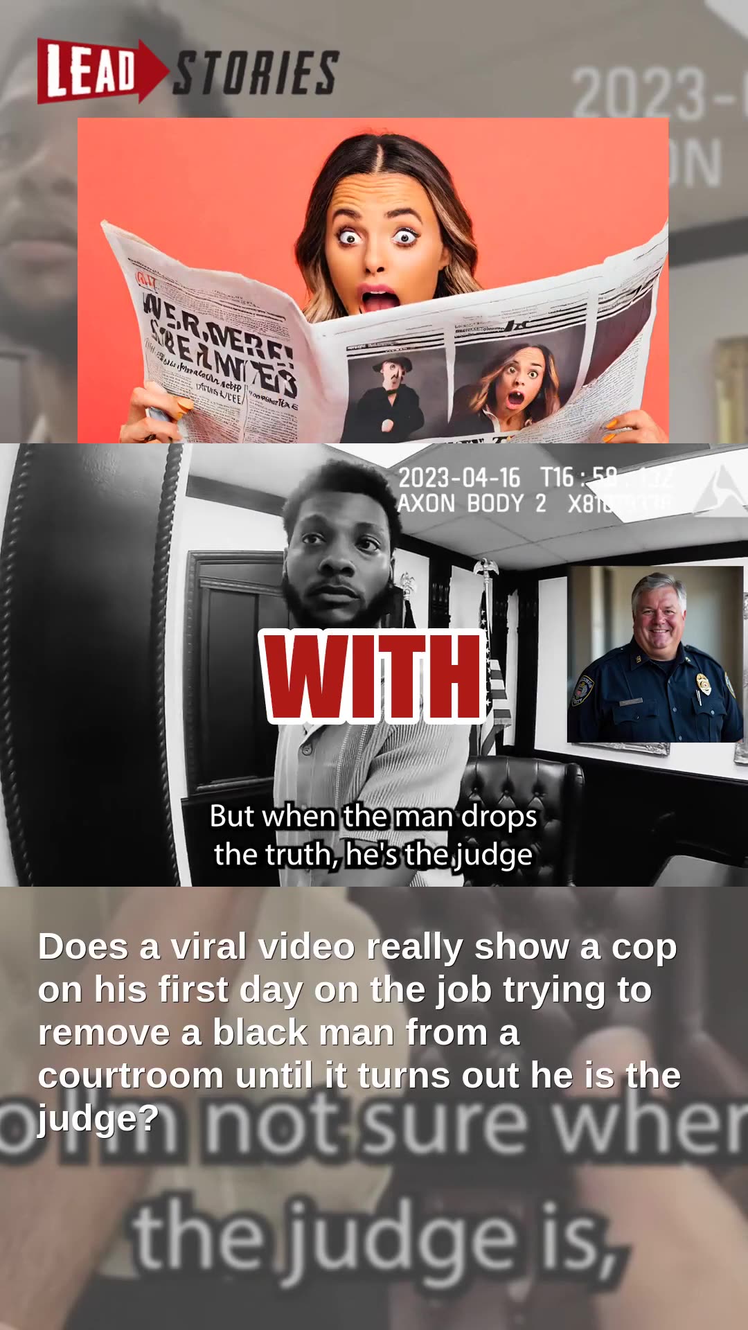 Fact Check: Staged Video Shows Cop Attempting To Arrest Black Judge In ...