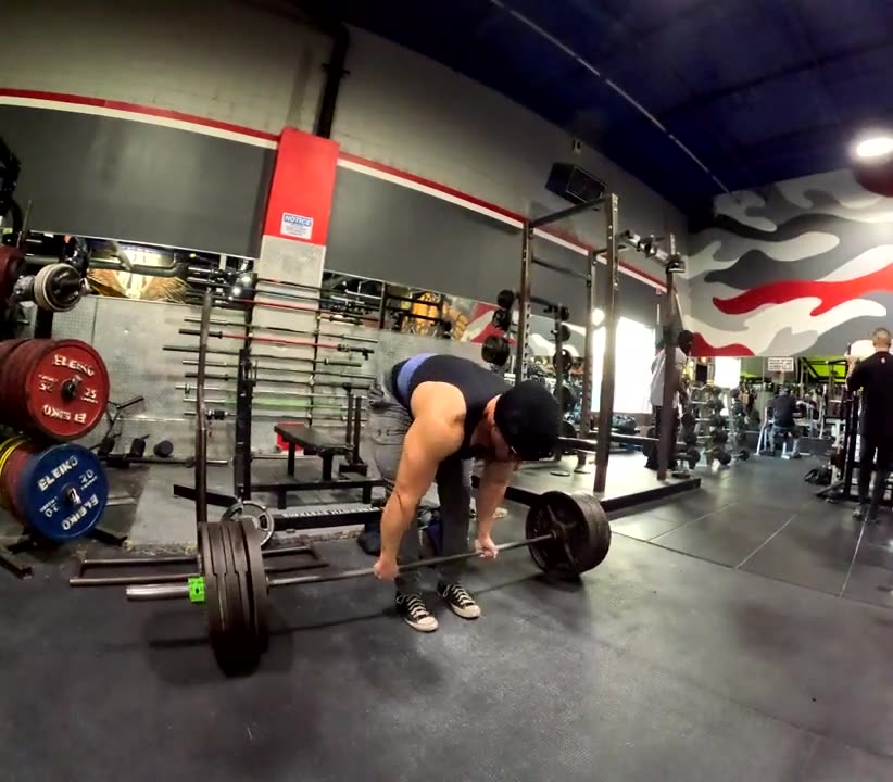 HOW TO PERFORM DEAD LIFTS, PERFECT FORM DEAD LIFTS SHOWN BY DAVID, 495 ...