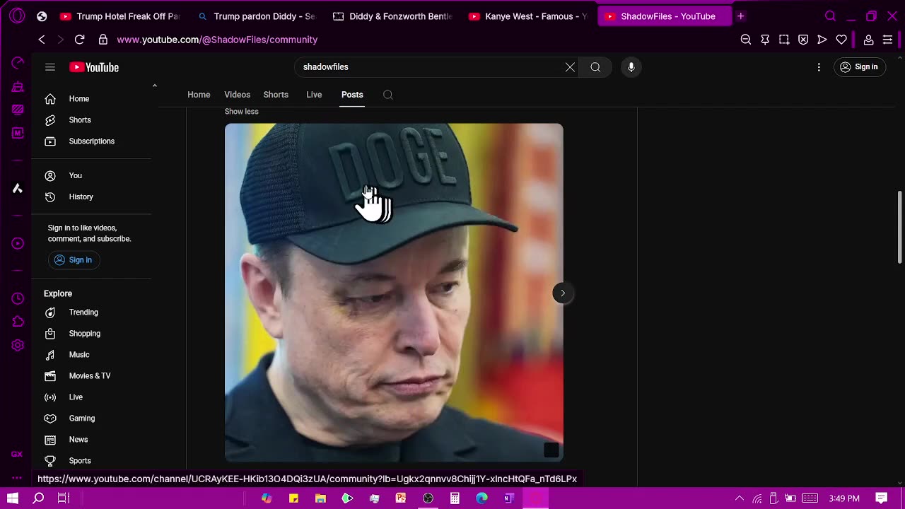New Black Eye Club Member Musk (HE UNDERWENT THE RITUAL)