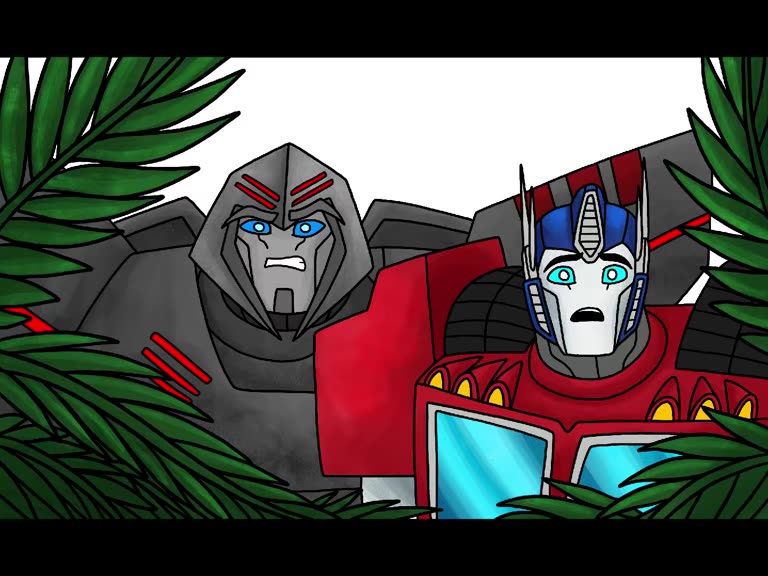 Transformers: One - Scene Redraw Speedpaint