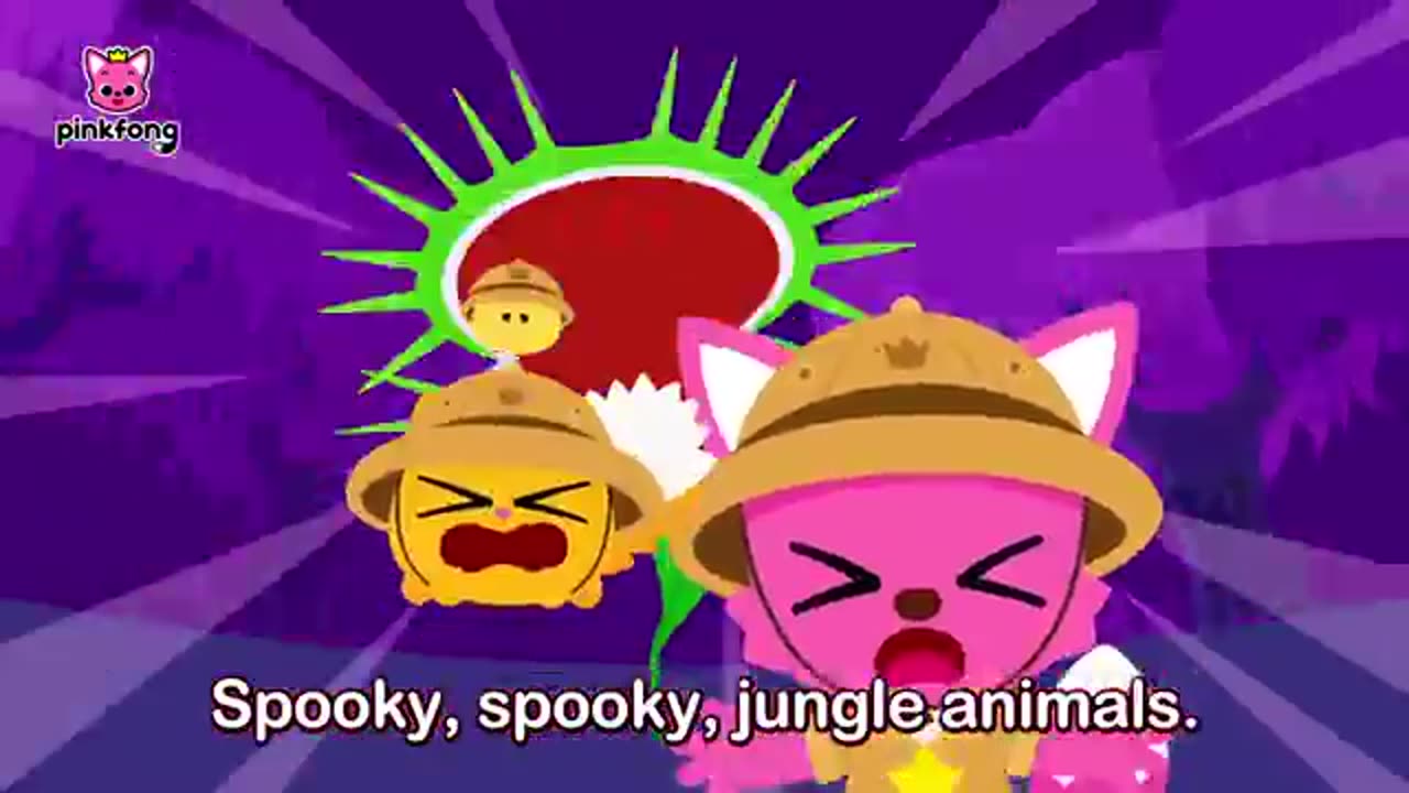 Spooky Jungle Animals | Animal Songs of Pinkfong Ninimo | Pinkfong Kids ...