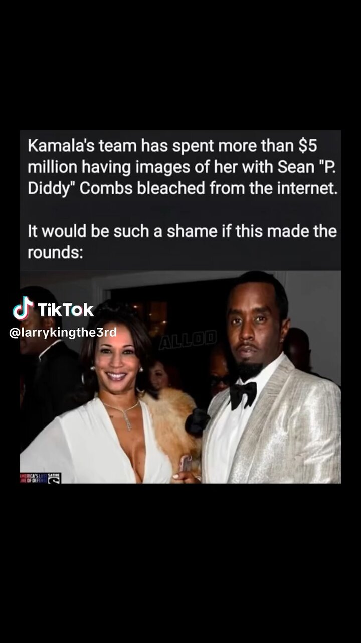 Cumala Harris Exposed at Diddys Freak Off Party’s