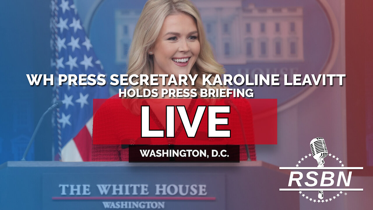 Live Replay White House Press Secretary Karoline Leavitt Holds A Press