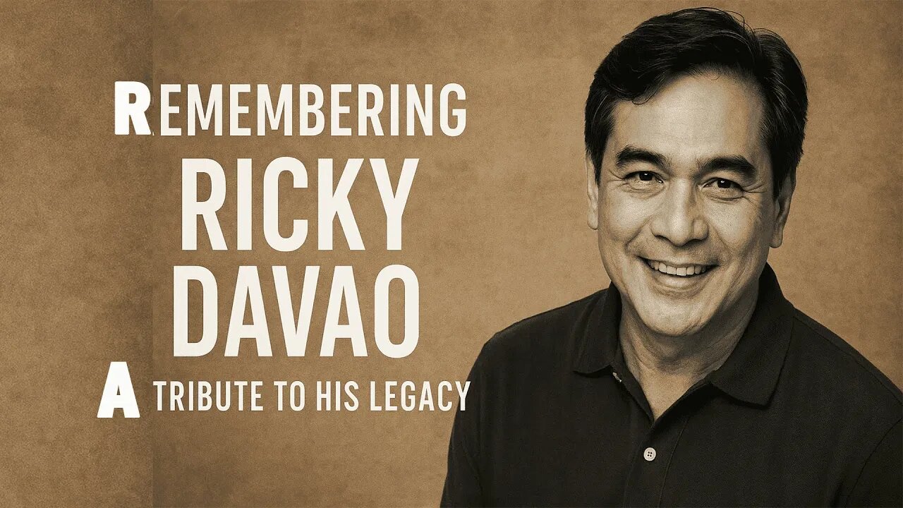 Remembering Ricky Davao | A Tribute to His Legacy | Celebrating a Remarkable Career | NEWSDRIFT