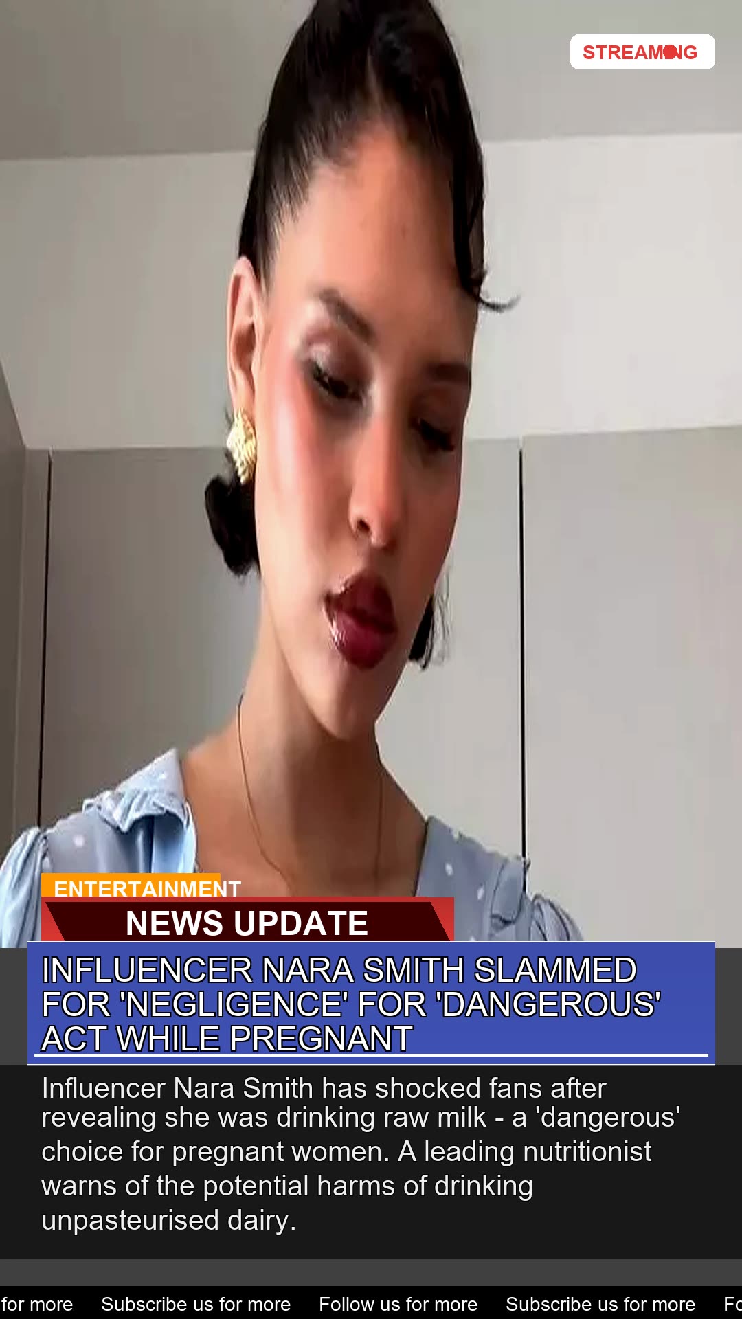 Influencer Nara Smith Slammed for Negligence for