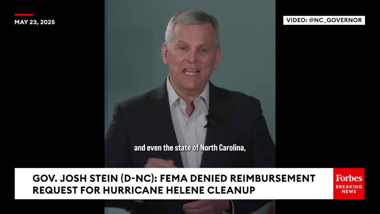North Carolina Gov. Josh Stein: FEMA Has Denied Reimbursement Request ...