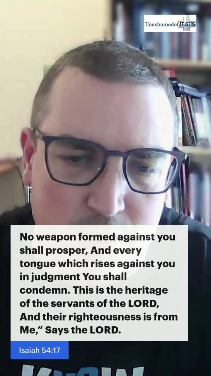 No Weapon Formed Against You Shall Prosper! Isaiah 54:17 #shorts #jesus ...