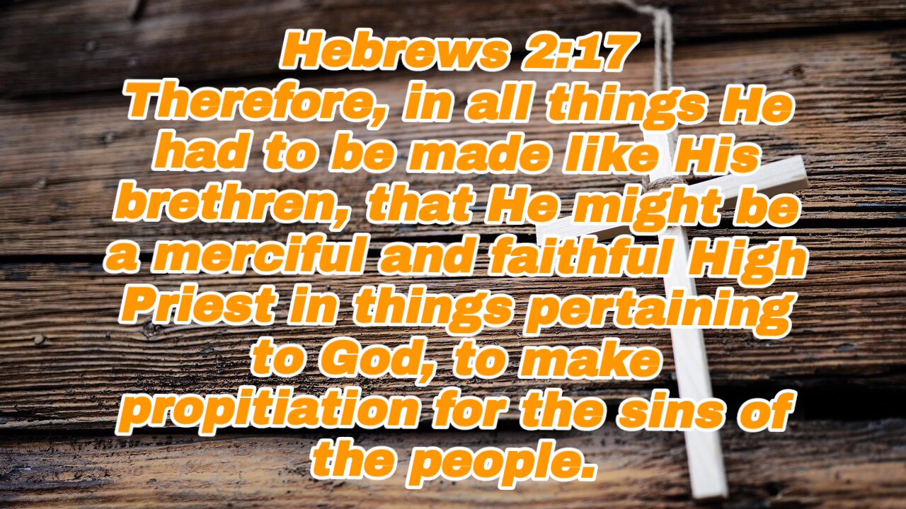 Jesus Is Merciful And Faithful - Hebrews 2:17 - holy bible - faithful ...