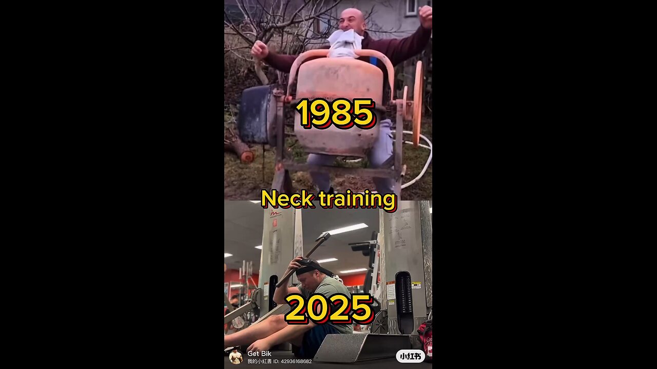 😳NECK TRAINING 1985 VS 2025🤨