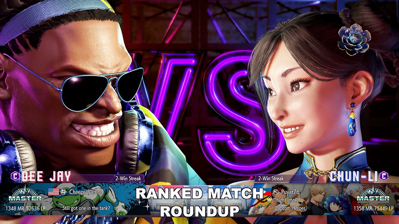 Kuya Kalbo SF6 Ranked Match Roundup. Chun Li Master Rank [Hori Fight Stick]