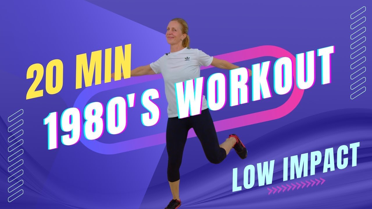 The 80's DANCE PARTY WORKOUT 20 Minute LOW IMPACT WALKING WORKOUT