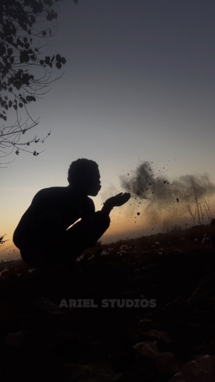 African Mobile silhouette cinematography