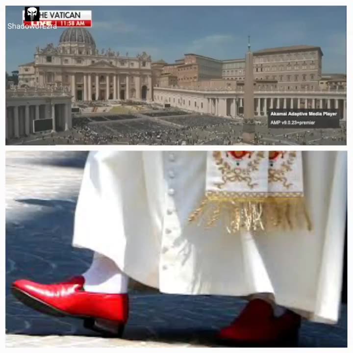 Fox News brought up the infamous "red shoes" worn by former Pope Benedict