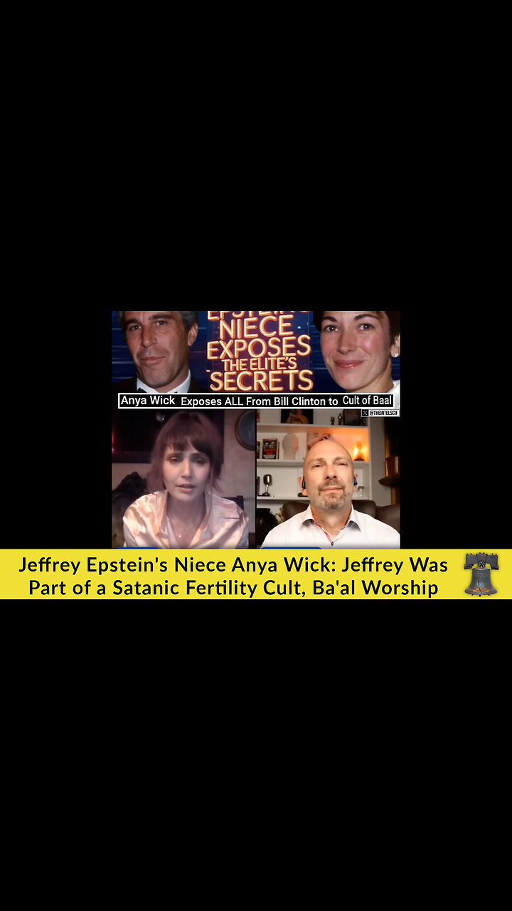 Jeffrey Epstein's Niece Anya Wick: Jeffrey Was Part of a Satanic ...