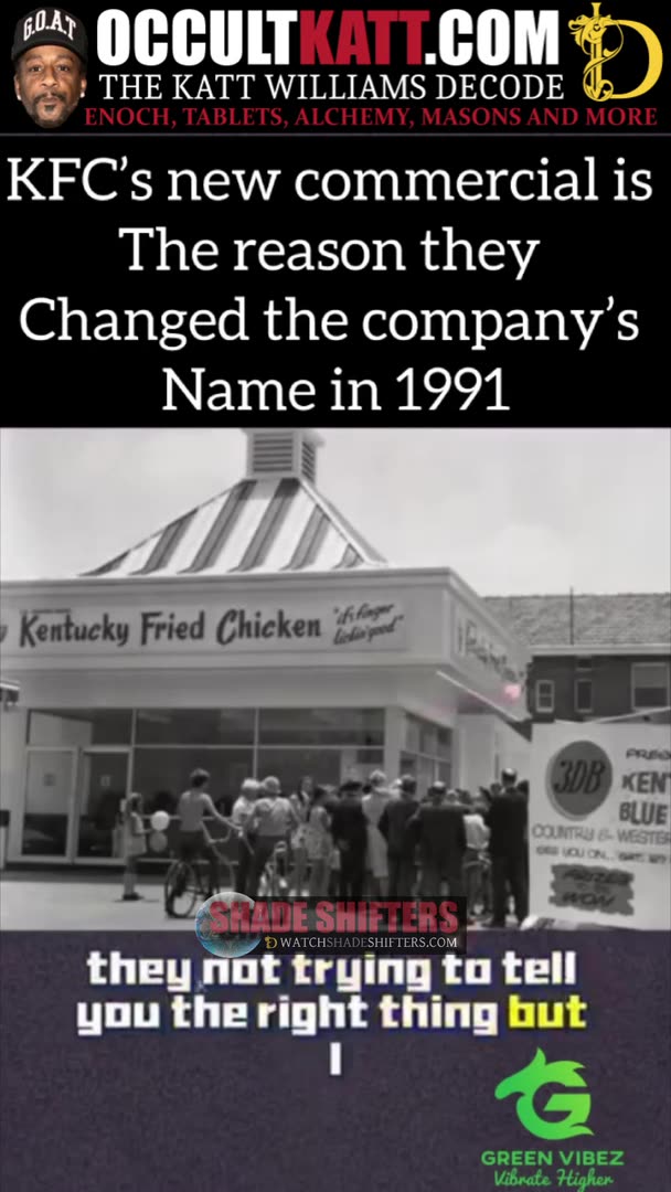 Do you know why KFC changed their name? Maybe it has something to do ...