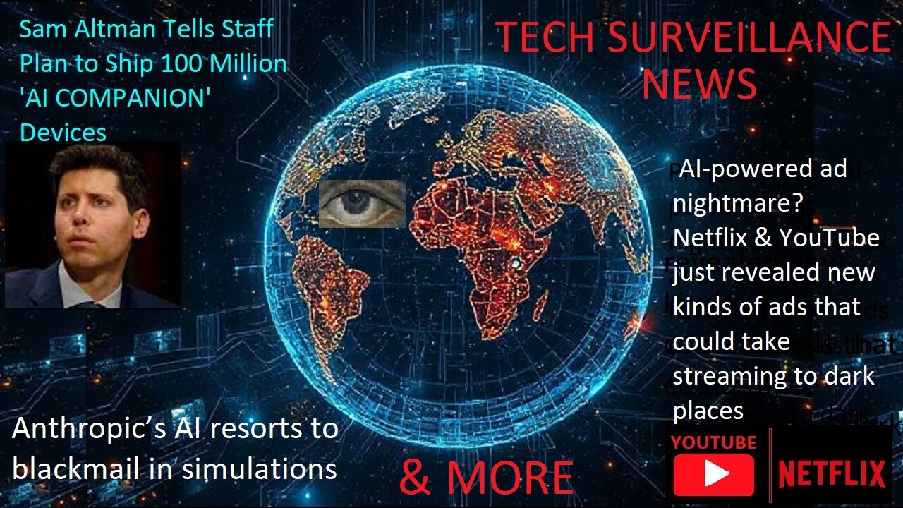 Altman's New 'AI Companion'. AI ad Nightmare Netflix-Youtube Coming? More