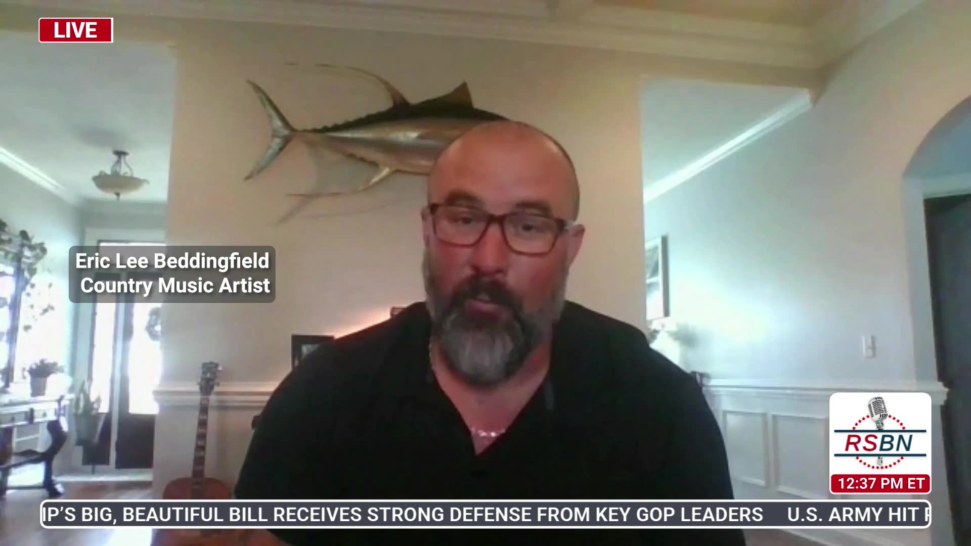 WATCH: RSBN Interviews Country Music Artist, Eric Lee Beddingfield - 6/6/25