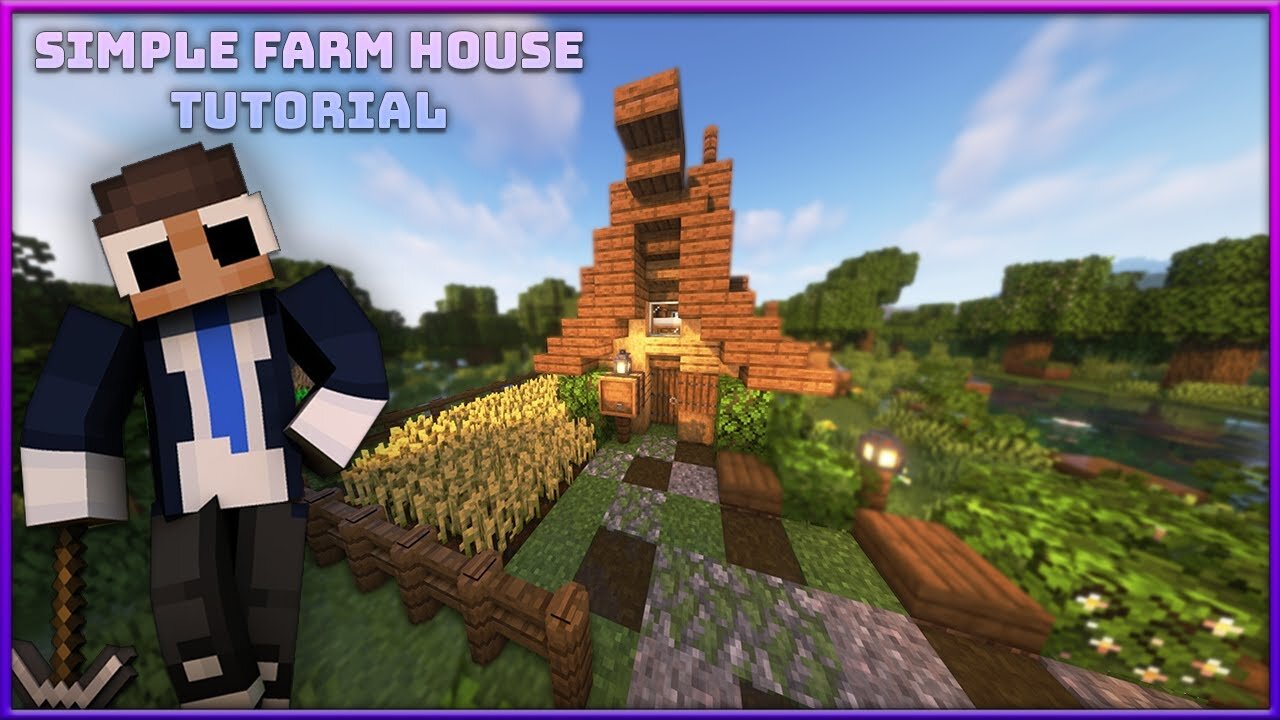 Minecraft Farm House | Tutorial