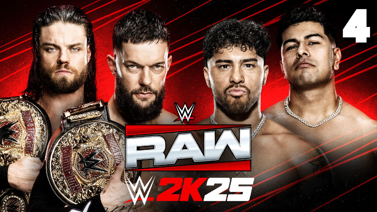 WWE 2K25 Raw July 28th 2025 - Match 4: Still Champs!