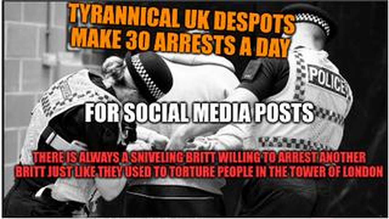 Over 30 people arrested daily in UK for social media posts deemed offensive