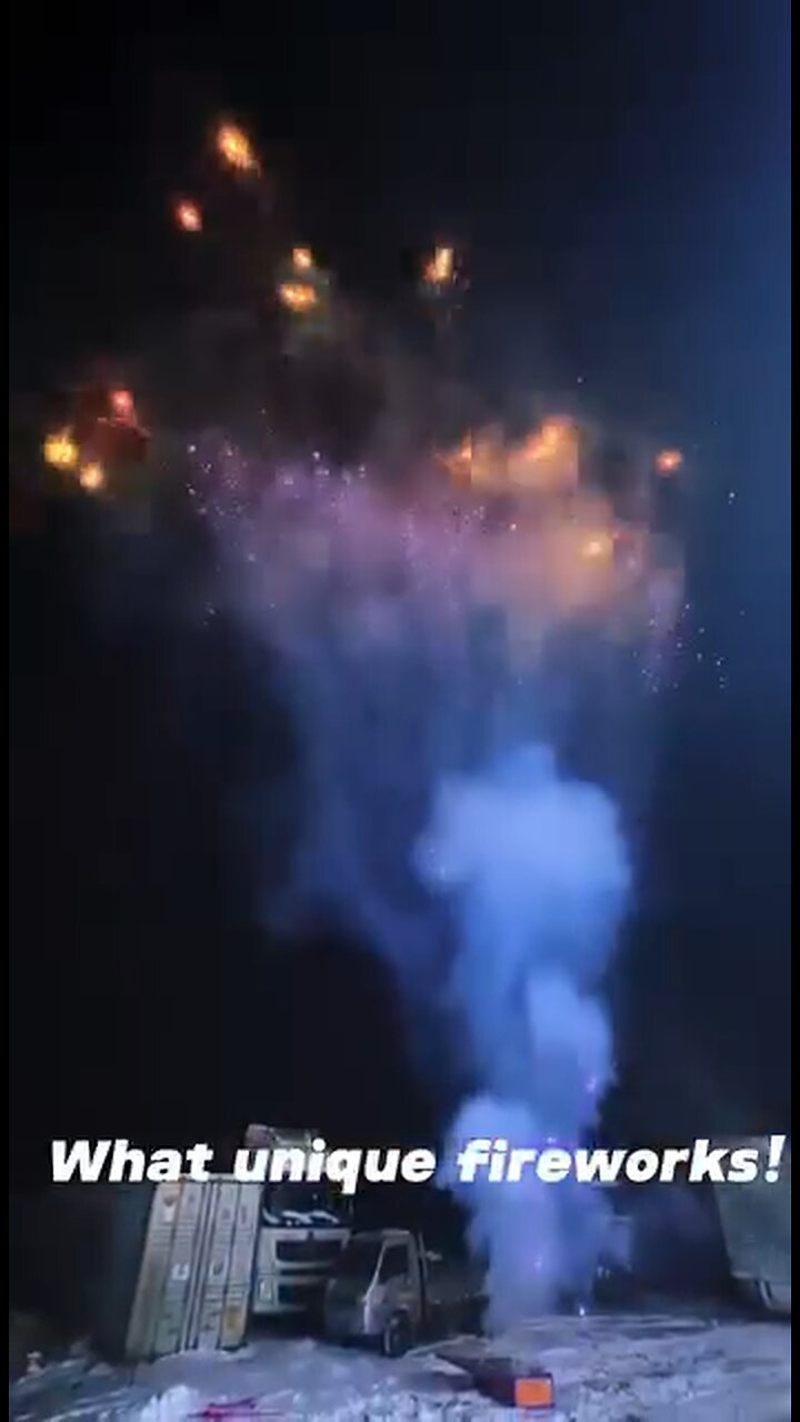 These fireworks look like they came straight from the Harry Potter Universe