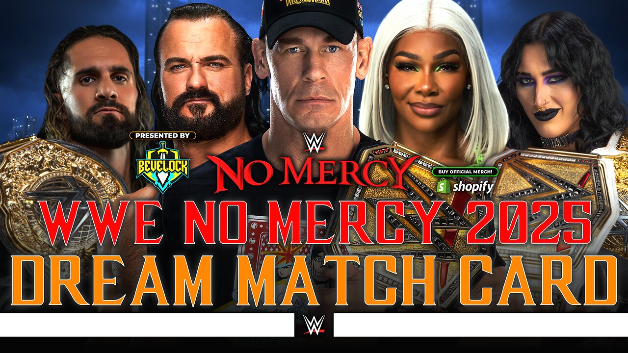 WWE No Mercy 2025 - Dream Match Card [v3]