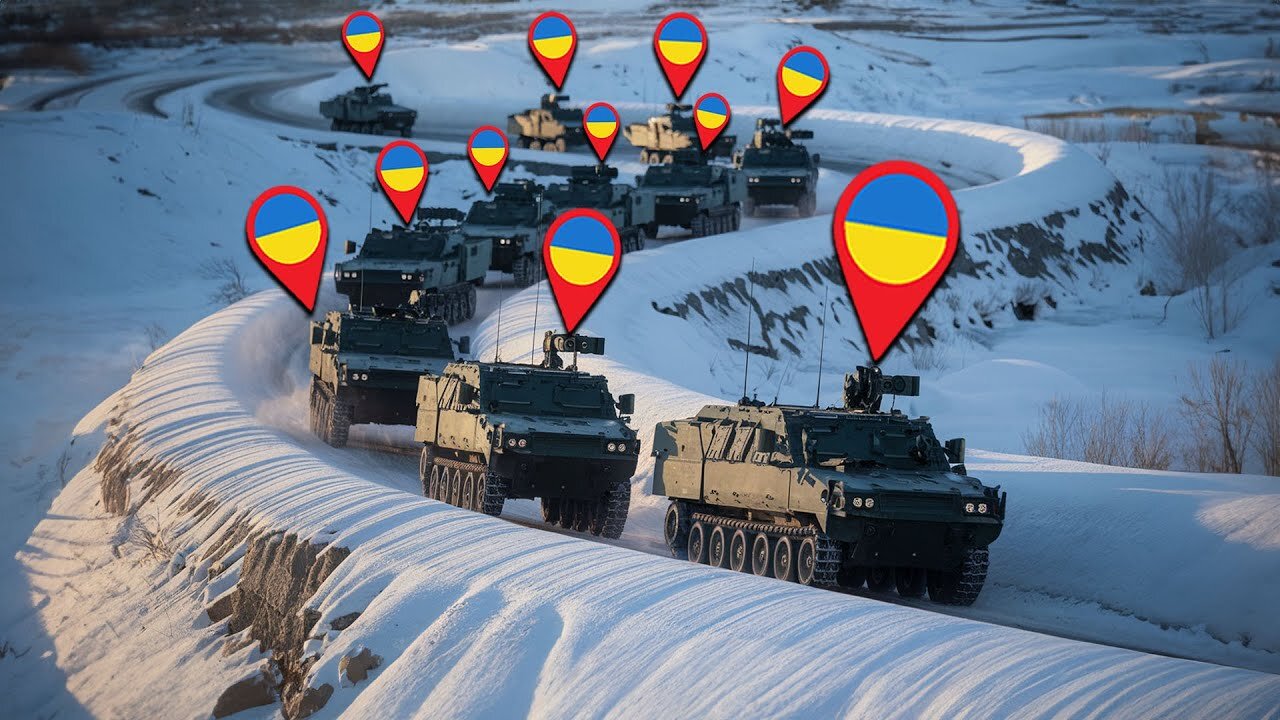 Russian Iskander 9K720 Missiles Destroy HUGE Ukrainian Tank Convoy!