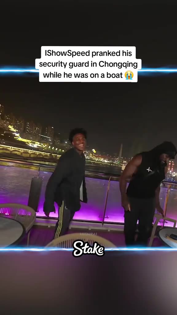 IShowSpeed pranked his security guard in Chongqing while he was on a ...