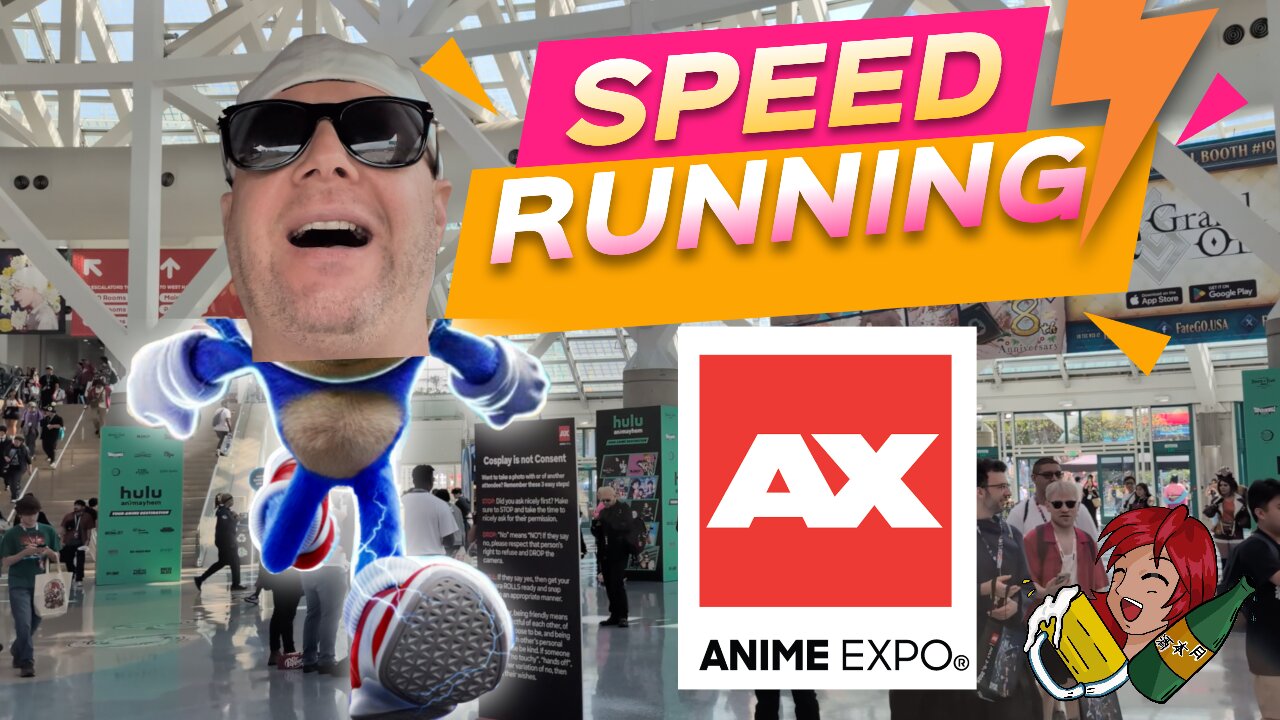Speedrunning Anime Expo 2025 (Do I meet Shibuya Kaho?)