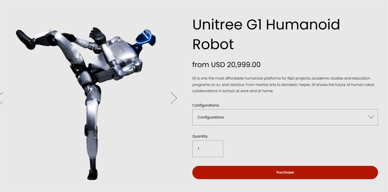 China's Unitree G1 robot demonstrates martial arts and,
