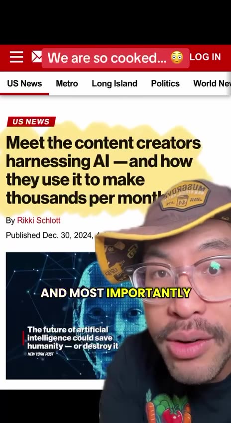 Monetized AI ragebait