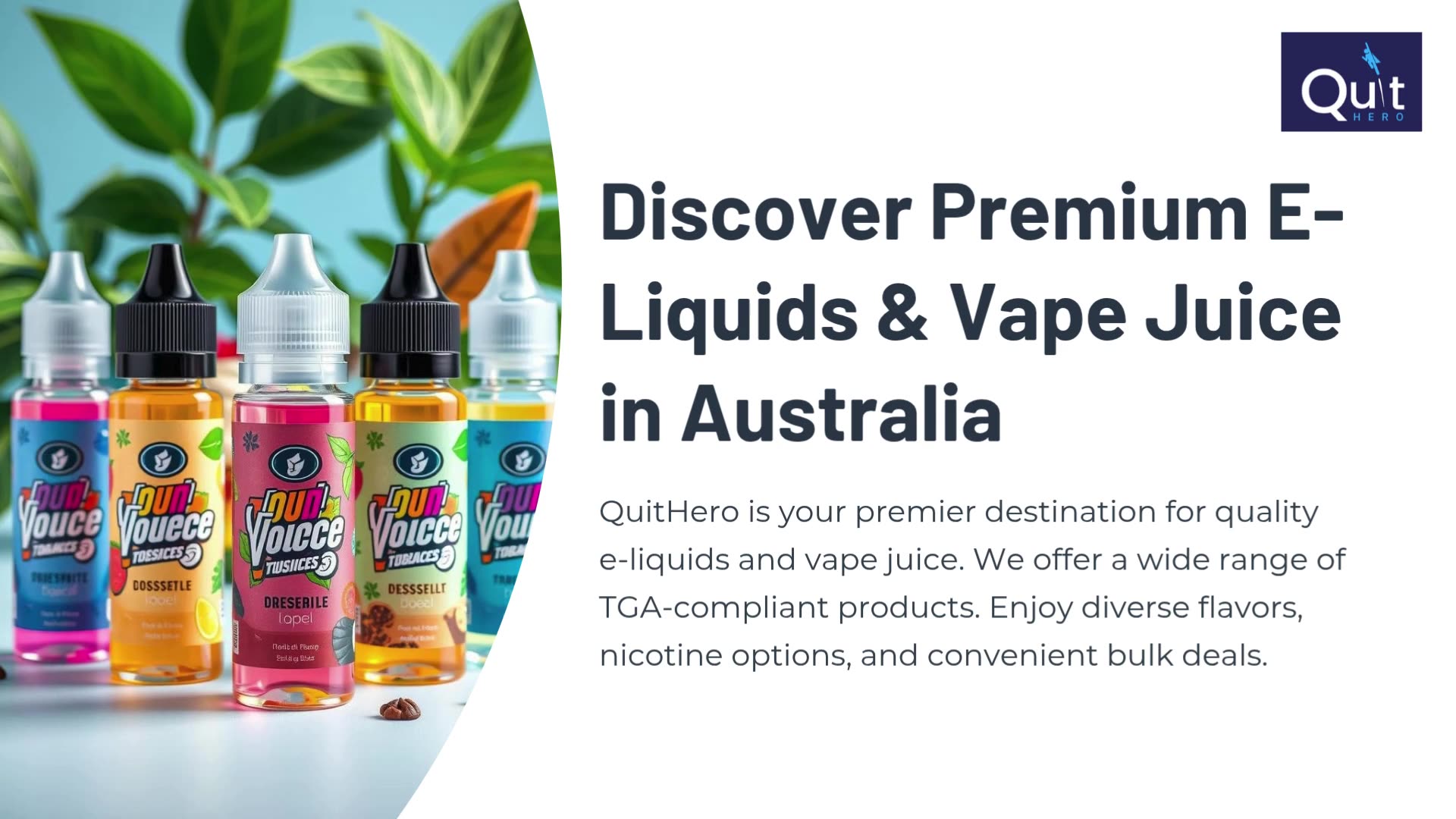 Buy E-Liquid & Vape Juice Online in Australia | QuitHero