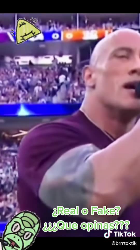 Porque le cambian los ojos a Dwayne Johnson? REAL oR FAKE?