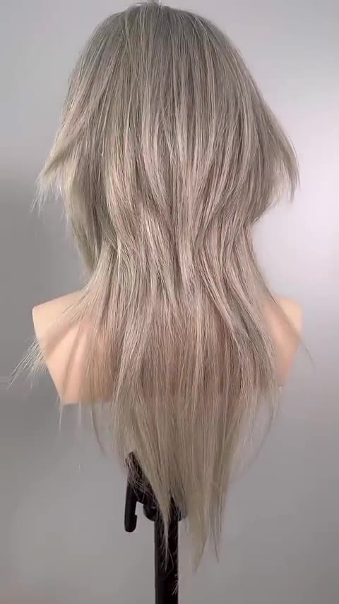 How to cut long Wolf tails haircut