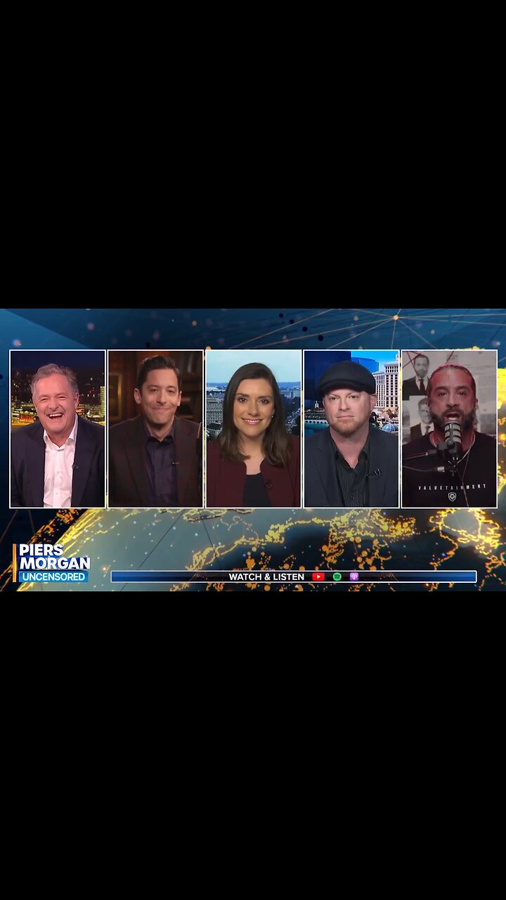 Piers Morgan Guest Brings Props To Debate