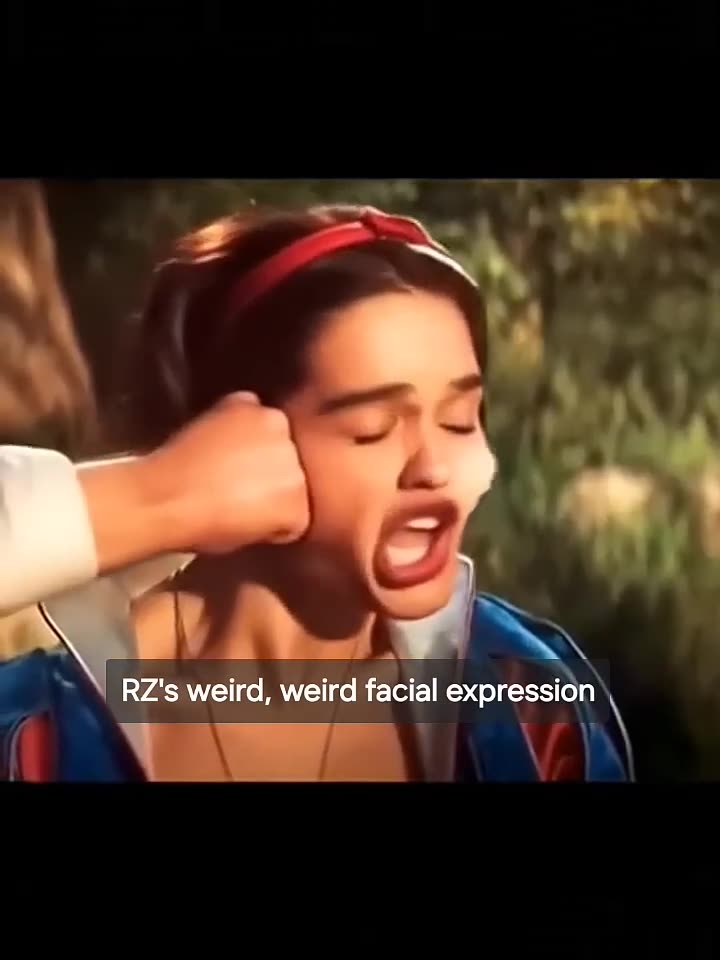 Rachel Zegler funny Facial expression on Snow White (2025)