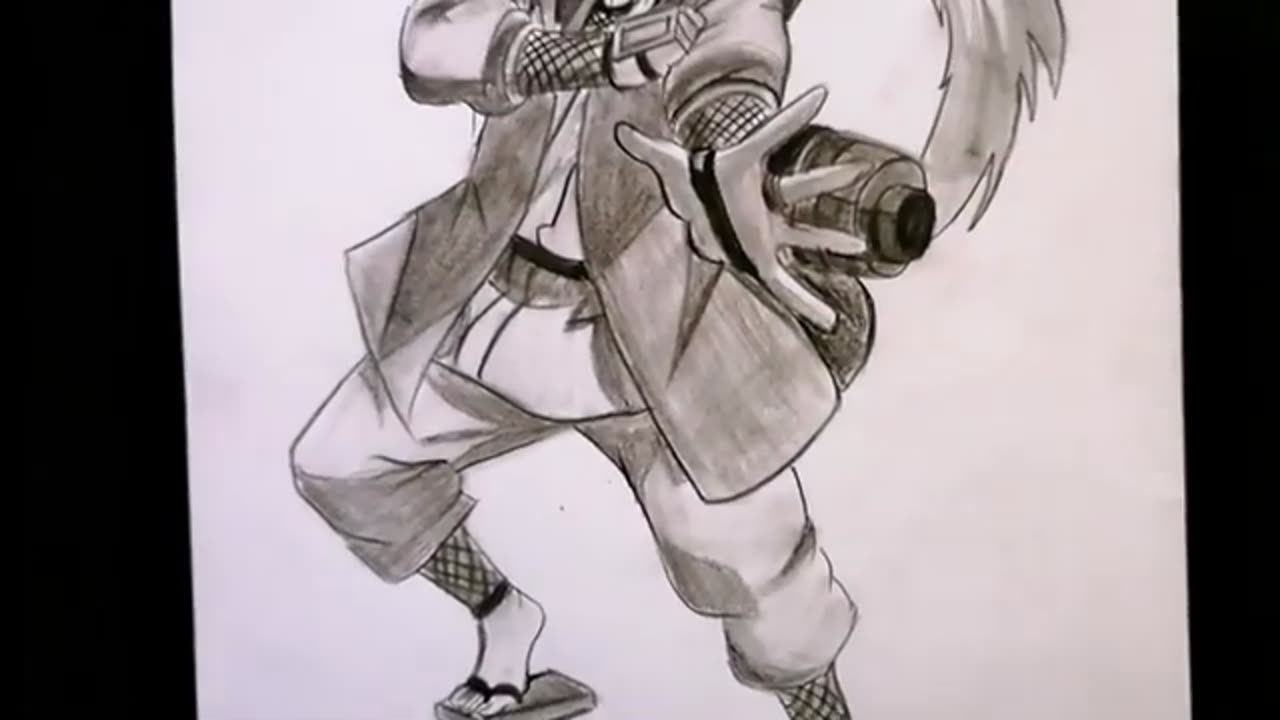 🐸 How to Draw Jiraiya – Step-by-Step Anime Drawing Tutorial ️
