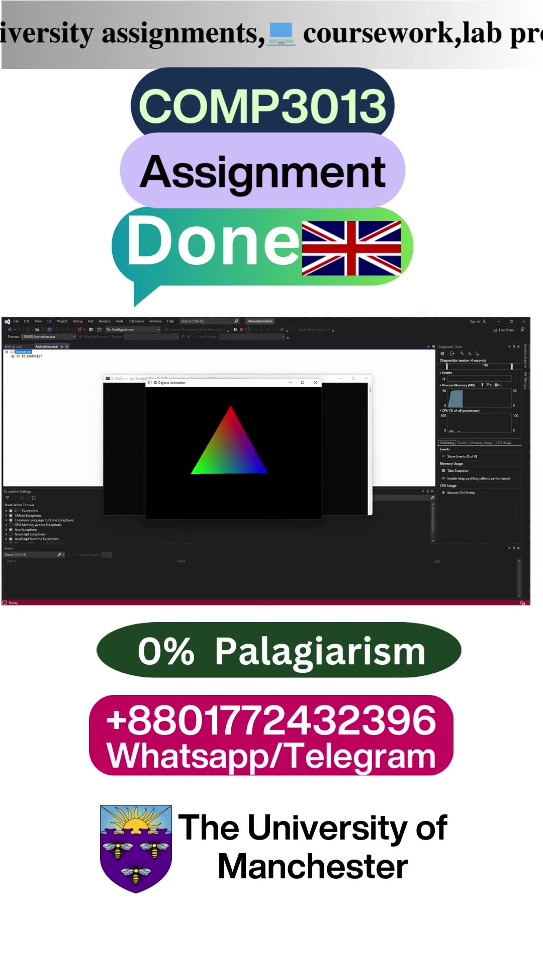 Client Work (Assignment)COMP3013 Creating a Complex 3D House Animation ...