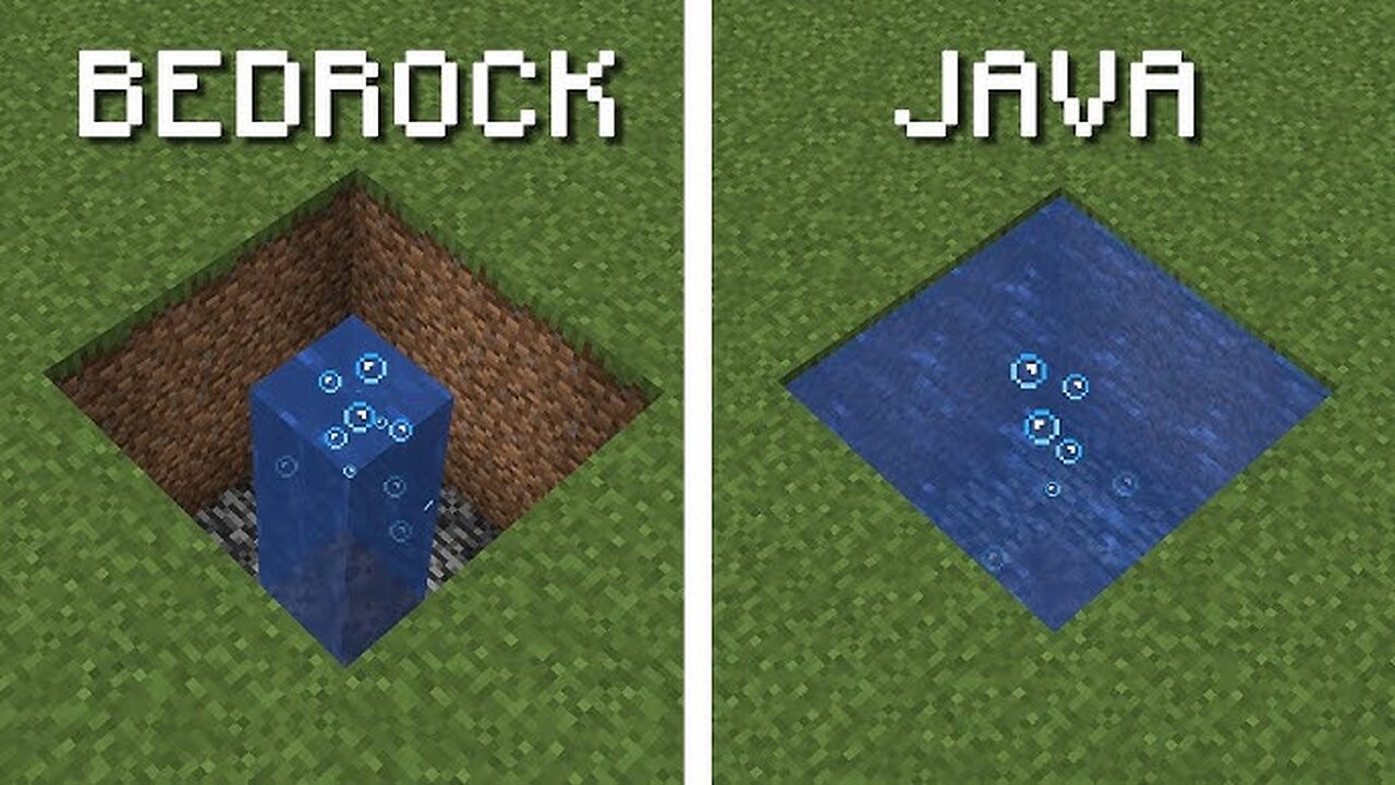 Java vs Bedrock Minecraft Facts!