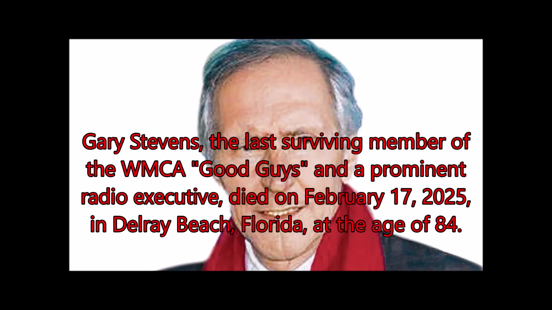 R.I.P. Gary Stevens First Show on WMCA Intro: If You Wanna Be Happy for ...